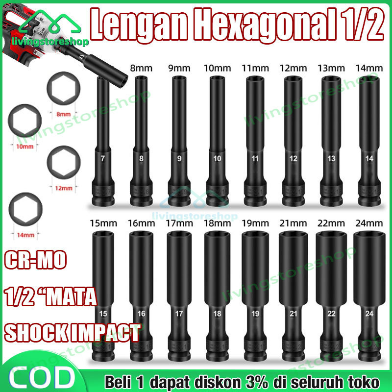 Jual 4pcs/set Mata Kunci Shock Cover / Kunci Shock Panjang / 8-14mm ...