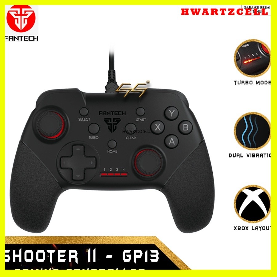 Jual [HWARTZ] Gamepad Fantech Shooter II GP13 GP-13 Gaming Controller Joystick USB Windows ...
