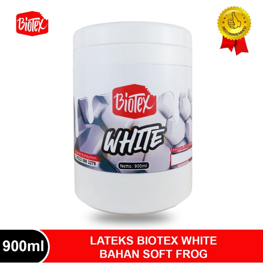 Jual ADRIANSYAH99_ Lateks Biotex White Bahan Bikin Soft Frog 900 Ml ...
