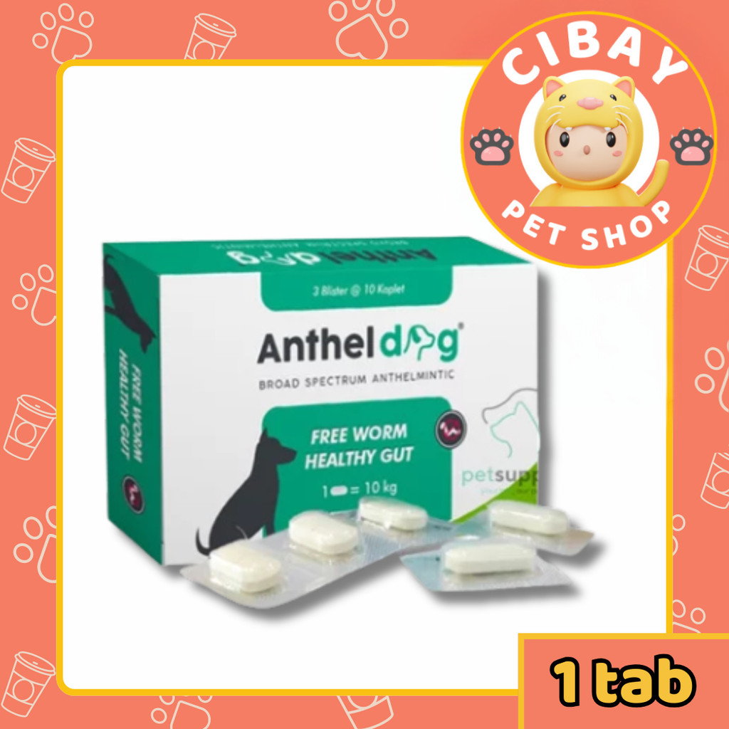 Jual Anthel Dog 1 Tablet - Obat Cacing Anjing by Kalbe [ORIGINAL ...