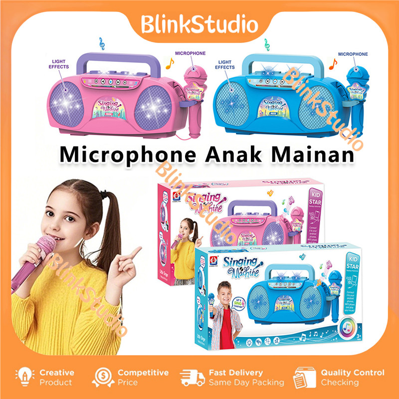 Jual Mainan Anak Mic Karaoke Singing Machine/Singing Machine Little ...