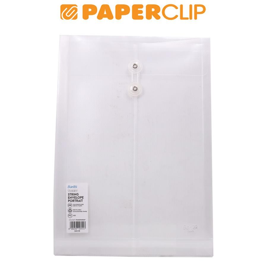 Jual MAP PLASTIK TALI BANTEX 3223 FC 08 TRANSPARENT PORTRAIT | Shopee ...