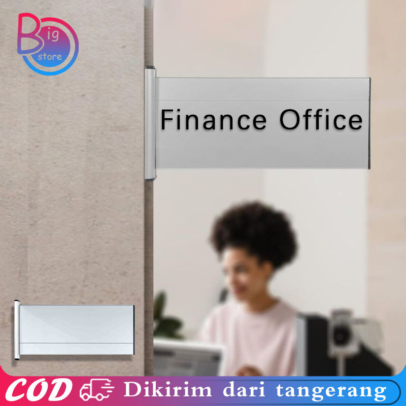 Jual Papan Nama Sliding Name Sign Holder Aluminium Papan Nama Ruangan ...