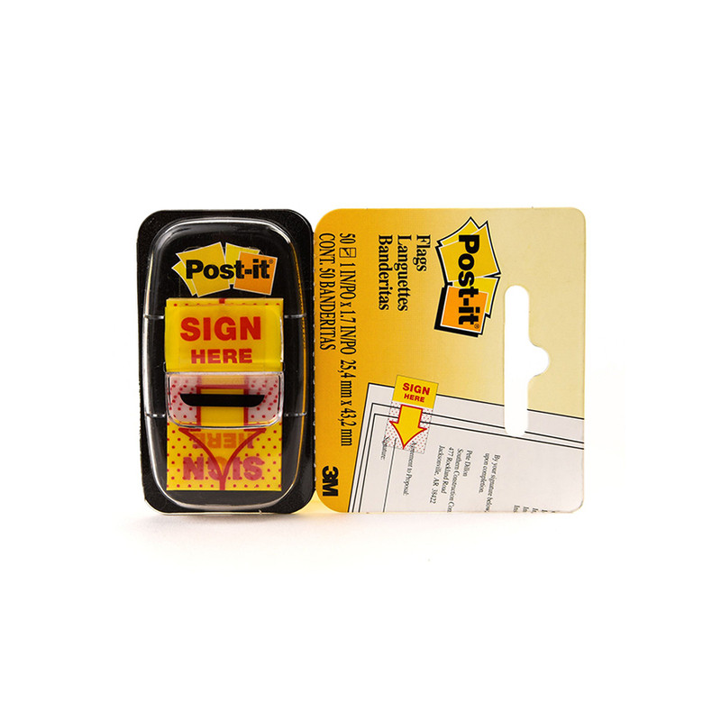 Jual Sticky Note 3M SIGN HERE / SIGN HERE 3M 680-9 | Shopee Indonesia