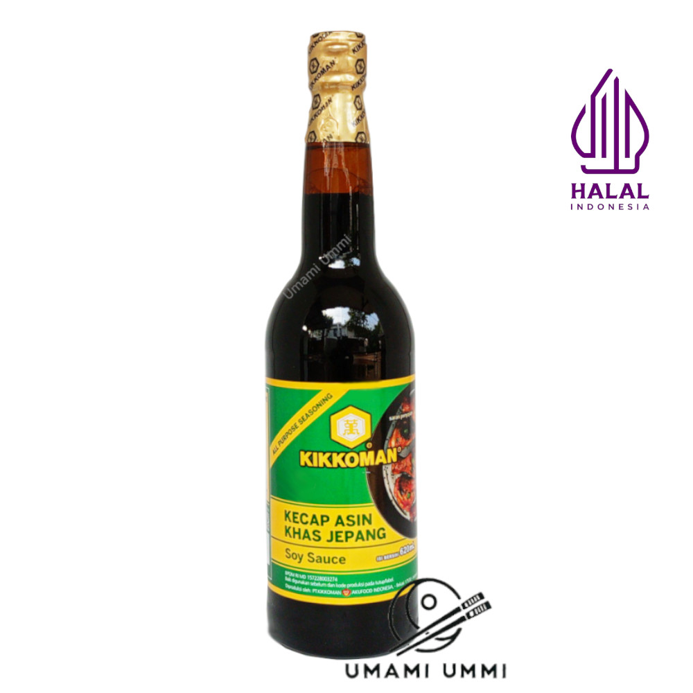 Jual KIKKOMAN Soy Sauce 620ml – Kecap Asin Jepang All Purpose Halal ...