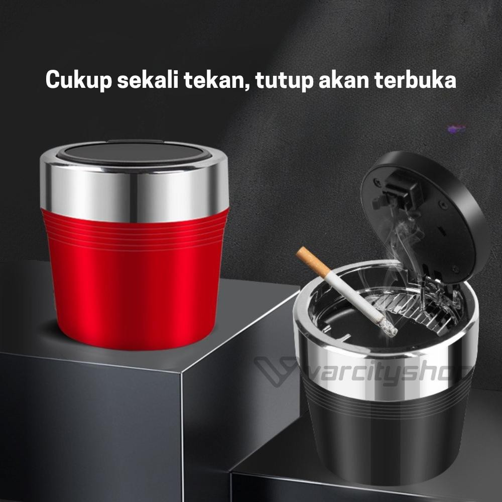 Jual Asbak Mobil Lampu Led Mini Universal Kendaraan Portable Ashtray ...