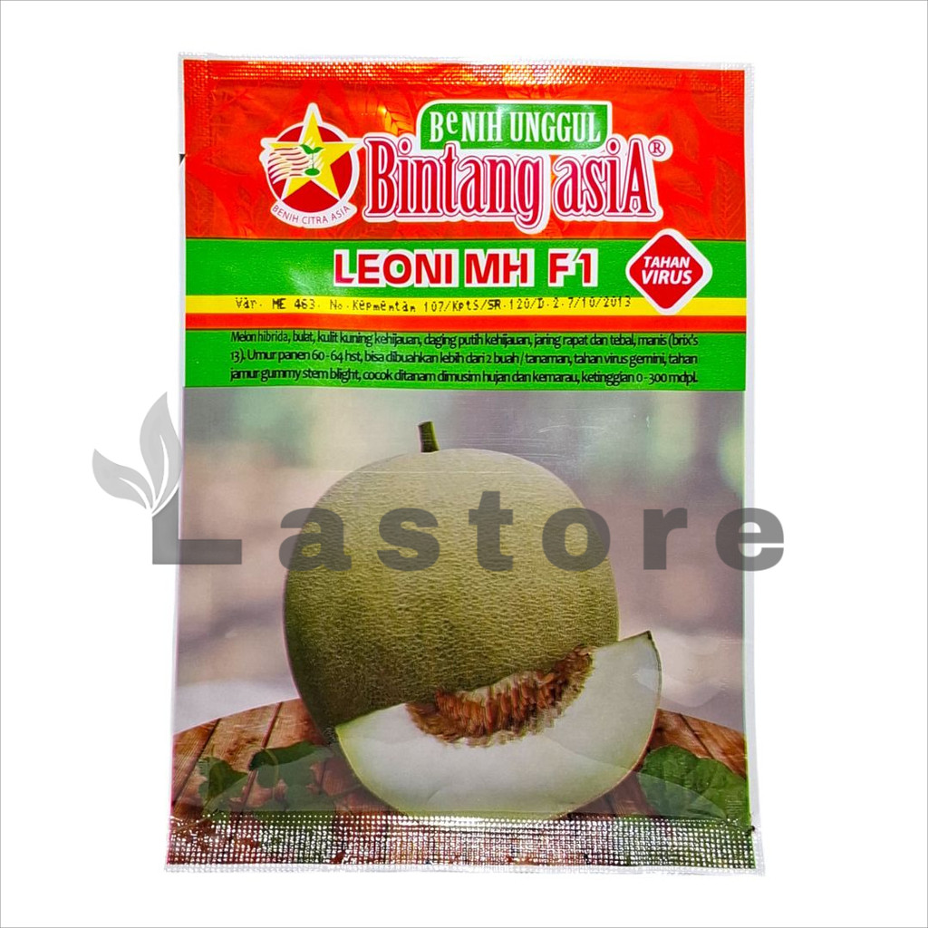 Jual Benih Melon Hibrida LEONI MH F1 Isi 20 Gram kemasan Pabrik Bintang ...