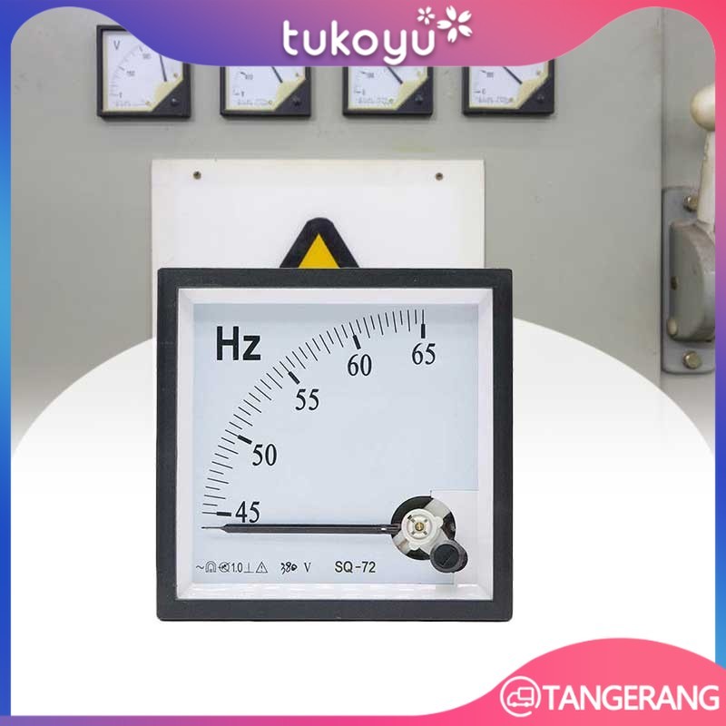 Jual Hz Meter Analog 72x72 Panel Meter Frekuensi 45-65 Hz Alat Ukur ...