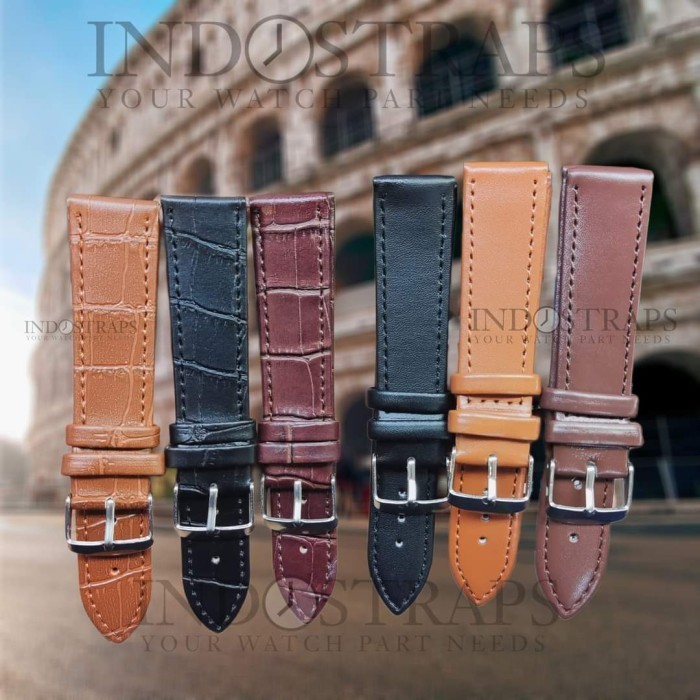 Jual TALI JAM KULIT KALEP TERSEDIA UKURAN 12MM SAMPAI 24MM LEATHER ...