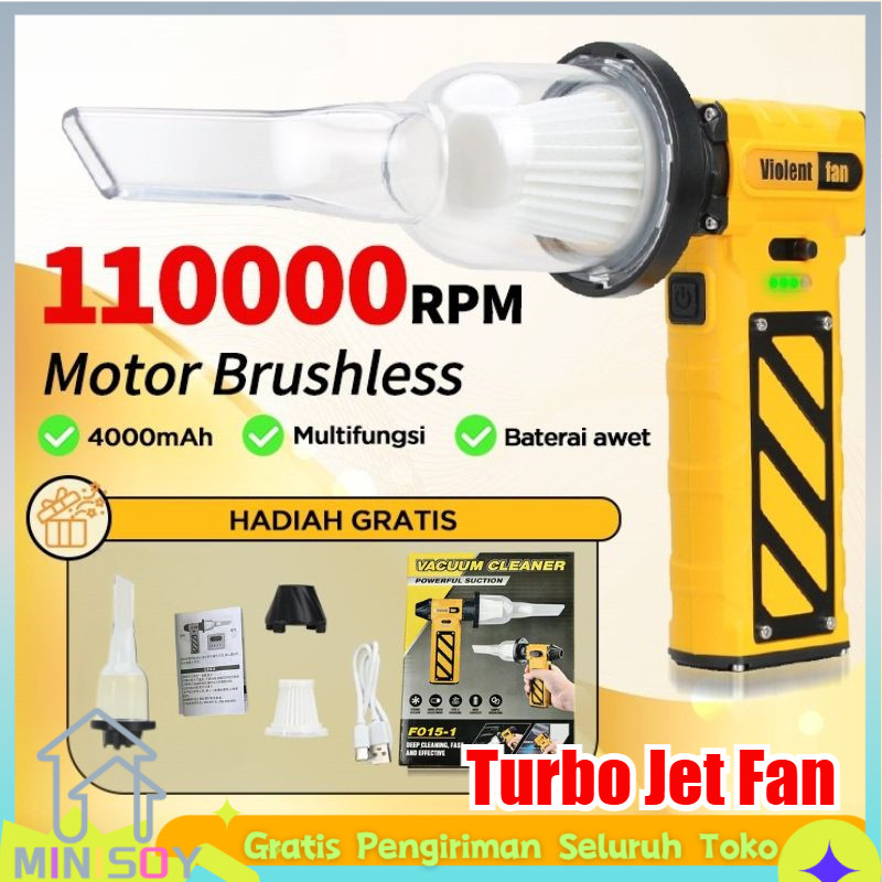 Jual 【COD】Turbo Jet Fan 110000RPM Brushless/Mini Jet Fan Turbo/Power ...