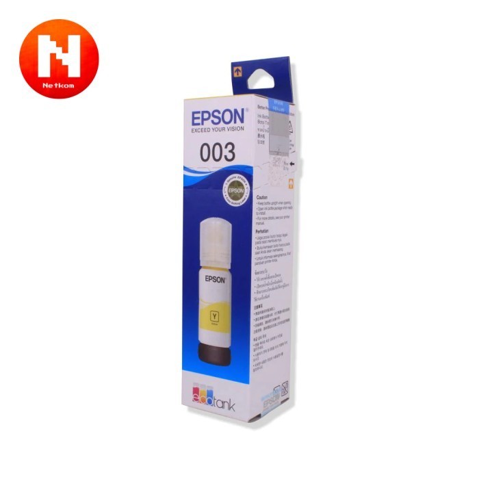 Jual Tinta Refill Printer Epson 003 Kuning/Yellow Original | Shopee Indonesia