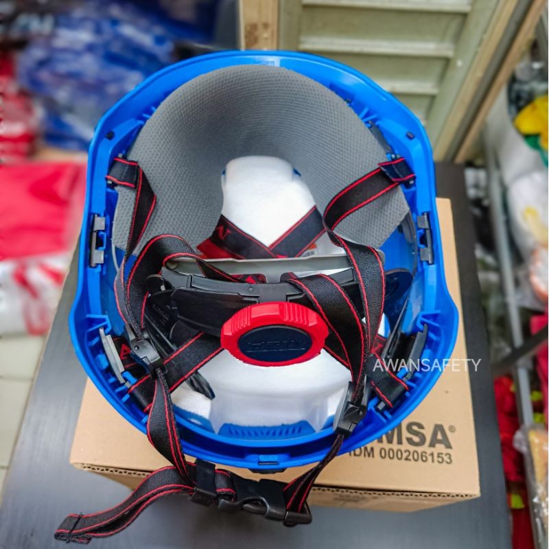 Jual HELM CLIMBING MSA ORIGINAL SNI WARNA BIRU / HELM PANJAT TEBING ...