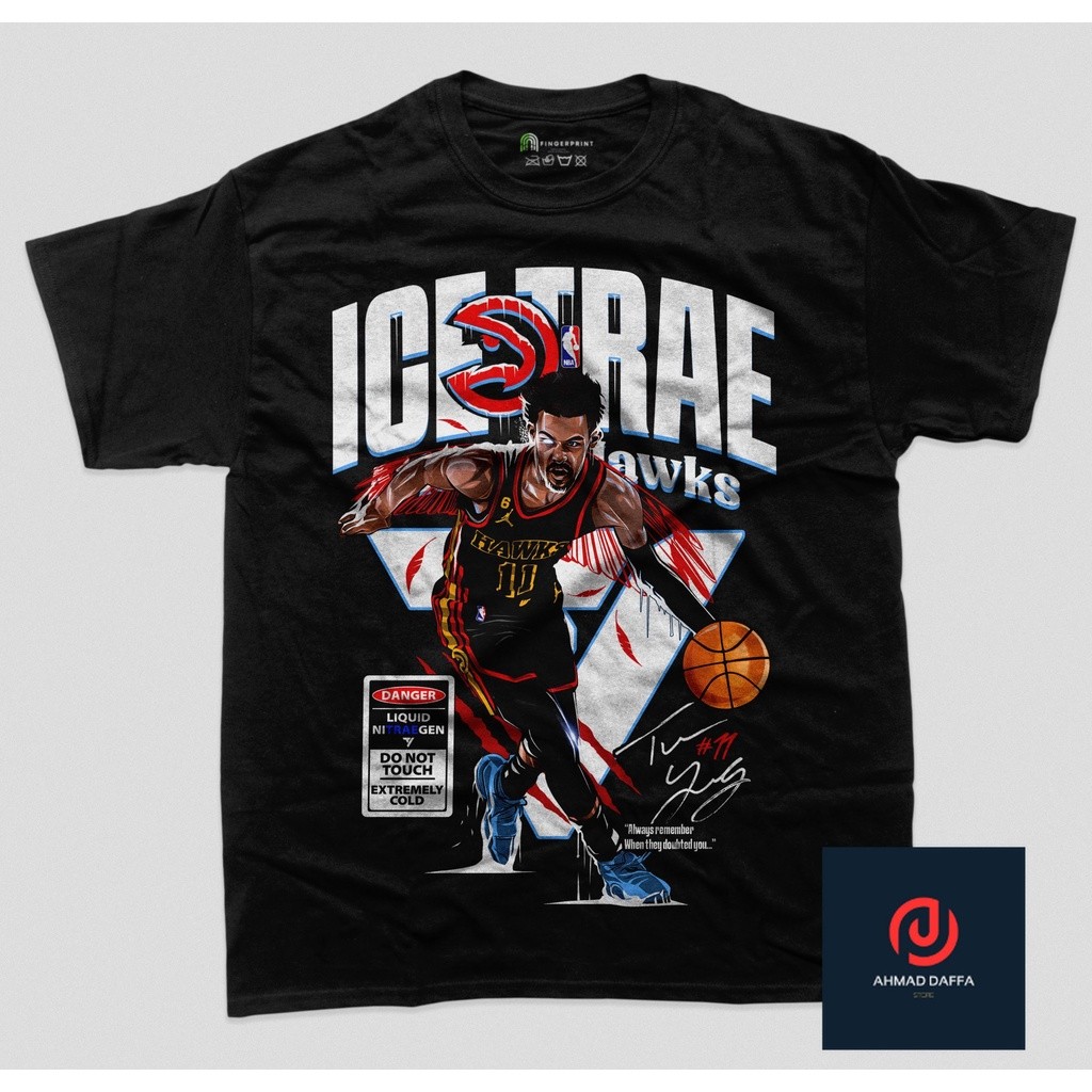 Jual NBA - Ice Trae Young Atalanta Hawk T-Shirt - Baju - Kaos - Baju ...