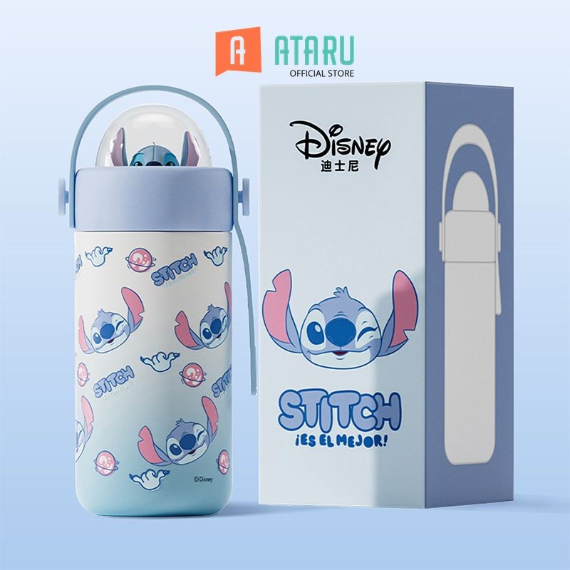 Jual Ataru 250 ml Botol Vacuum Flask Stitch Dengan Handle - Biru ...