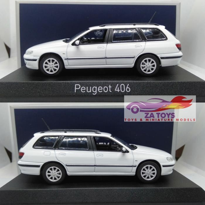 Jual Peugeot 406 Wagon White by Norev Skala 43 | Shopee Indonesia