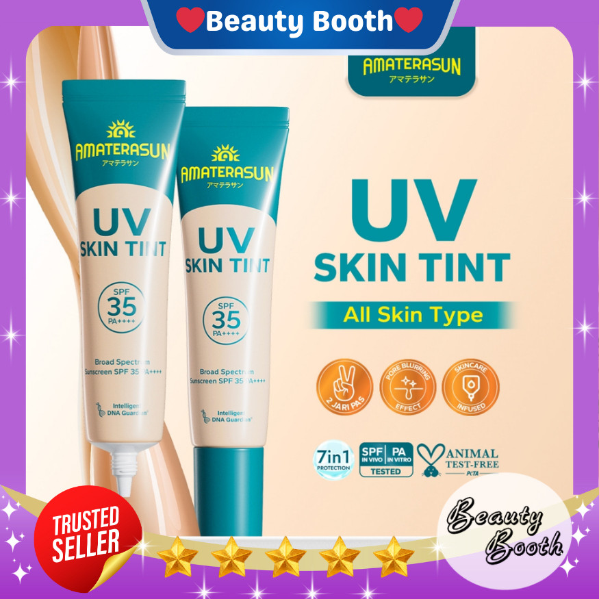 Jual AMATERASUN UV Skin Tint SPF 35 PA+++ 25gr - Sunscreen Tin ...