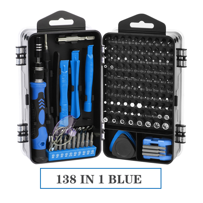 Jual 138 In 1 Precision Screwdriver Set Magnetic Torx Screw Driver Bit ...