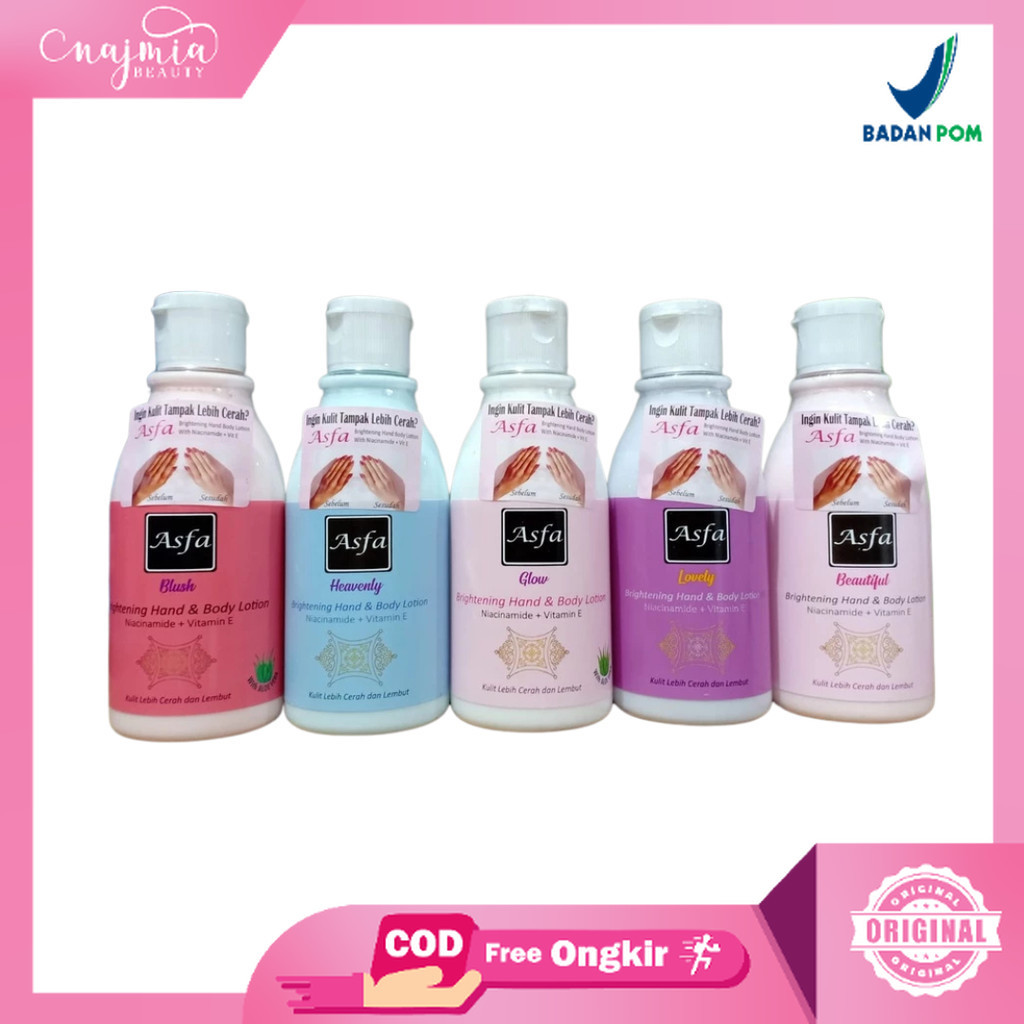 Jual Najmia 2 (Beli 2 lbh murah) Asfa Brightening Body Lotion With ...