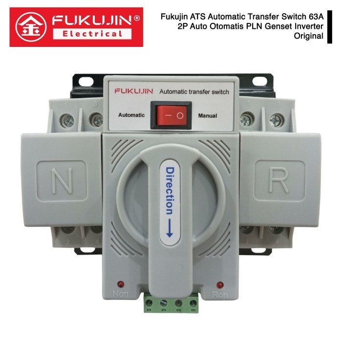 Jual Fukujin ATS Automatic Transfer Switch 63A 2P Auto Otomatis PLN Genset Inverter Original ...