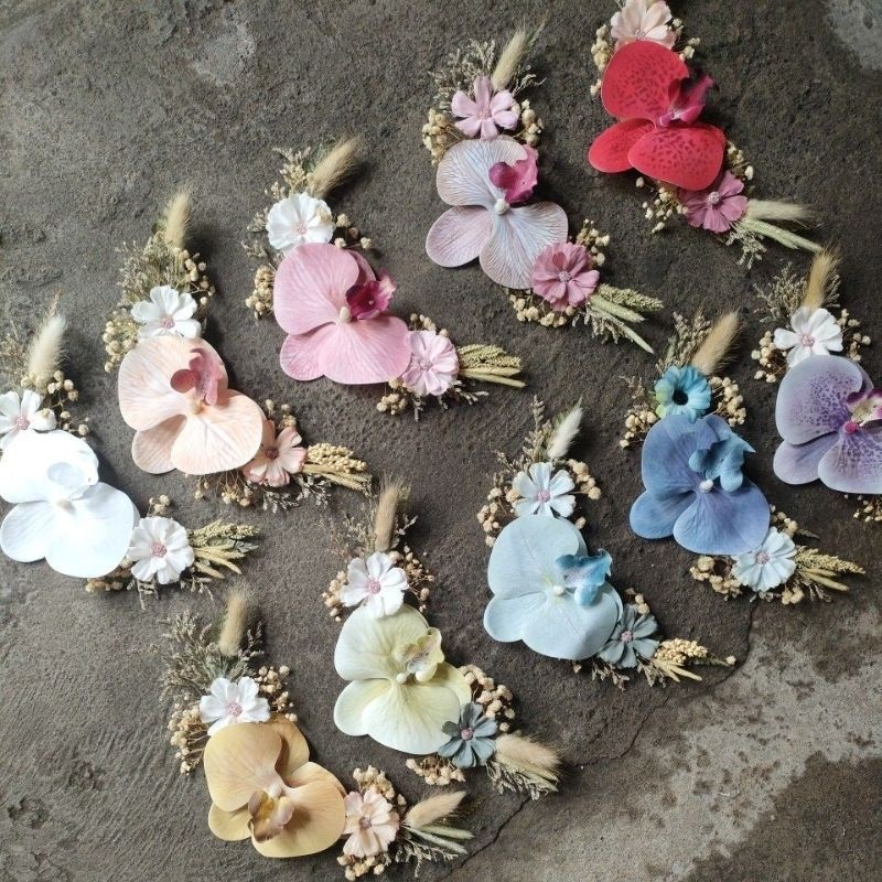 Jual Rangkaian Bunga Anggrek latex rangkaian bunga mahar bunga hiasan ...