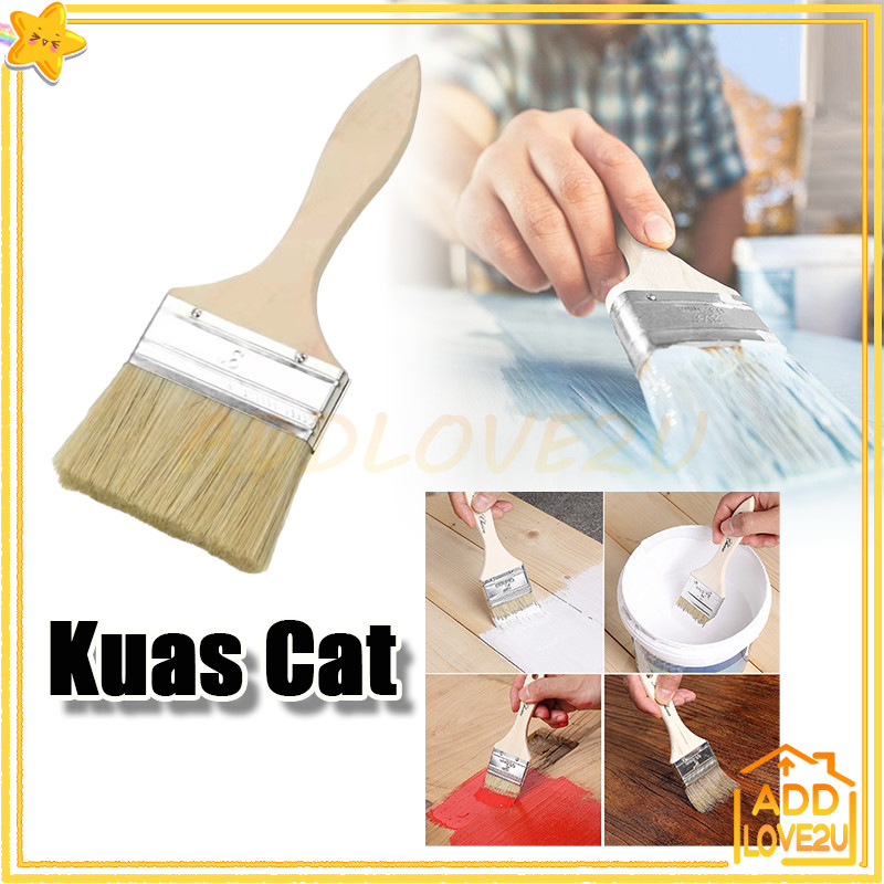 Jual Kuas Cat /Alat Kuas kayu Cat Tembok Paint Brush/Kuas Cat Cet Besi ...