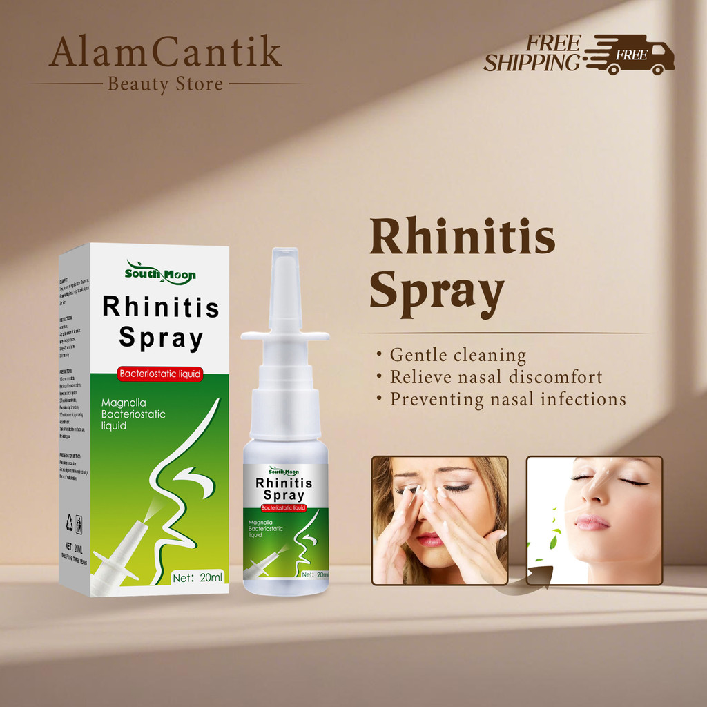 Jual South Moon Rhinitis Spray 20ml Nasal Spray Sinutis Nasal Sprays ...