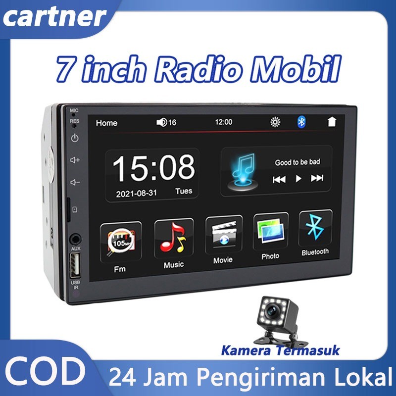 Jual 【Kamera Termasuk】Radio Mobil Double Din TV Mobil Universal Head ...