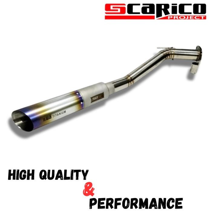 Jual KNALPOT SIDE EXIT JTC TITANIUM Stainless Innova Fortuner Pajero ...