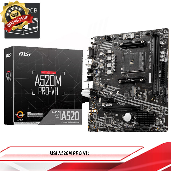 Jual MSI A520M PRO VH Socket AM4 | Shopee Indonesia