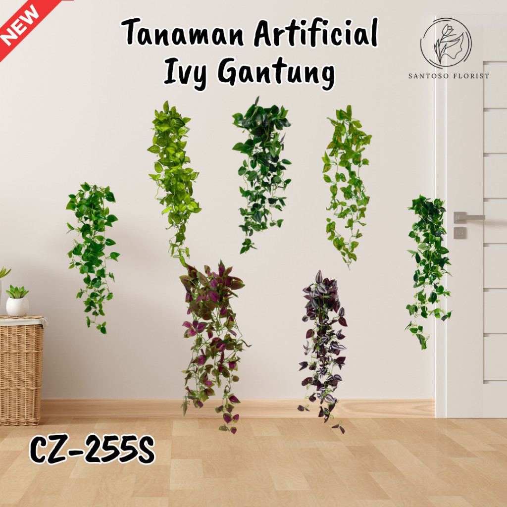 Jual Tanaman Artificial Ivy Gantung Daun Rambat 110 cm Dekorasi Rumah ...