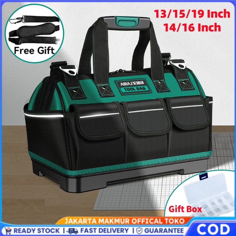 Jual Tool Bag / Tas Perkakas 19 Inchi Bahan Oxford Toolbag Tas Kunci ...