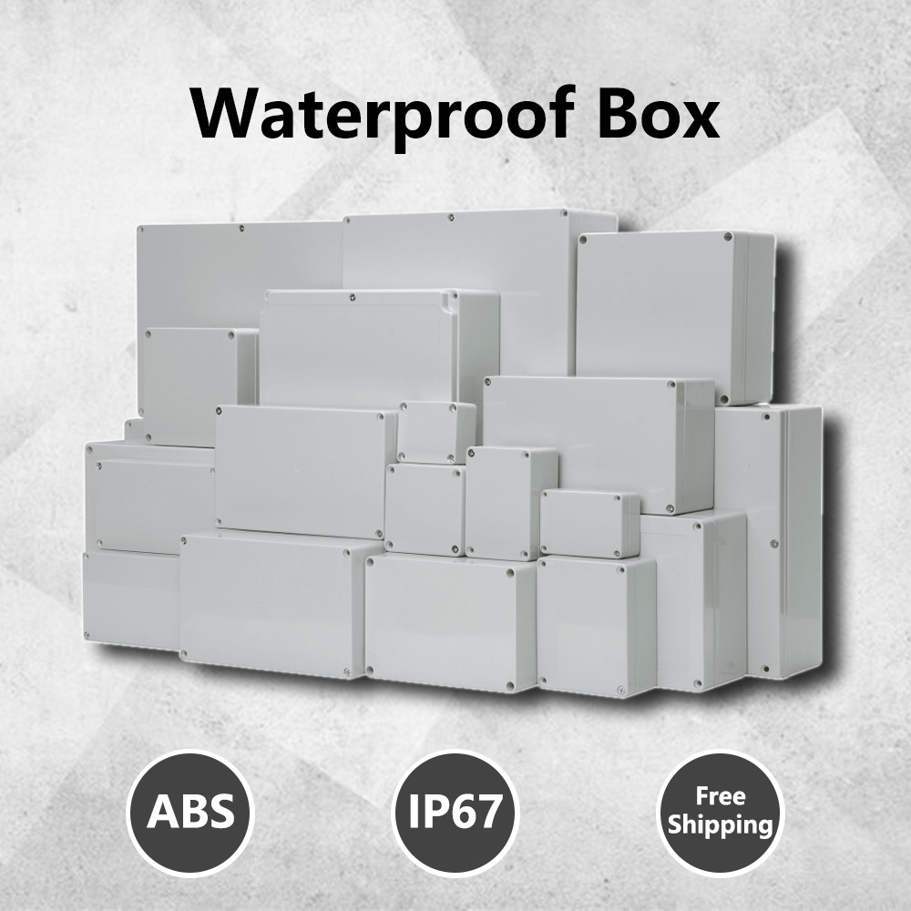 Jual ABS Wire Junction Box Waterproof Electronic Safe Case Plastic ...