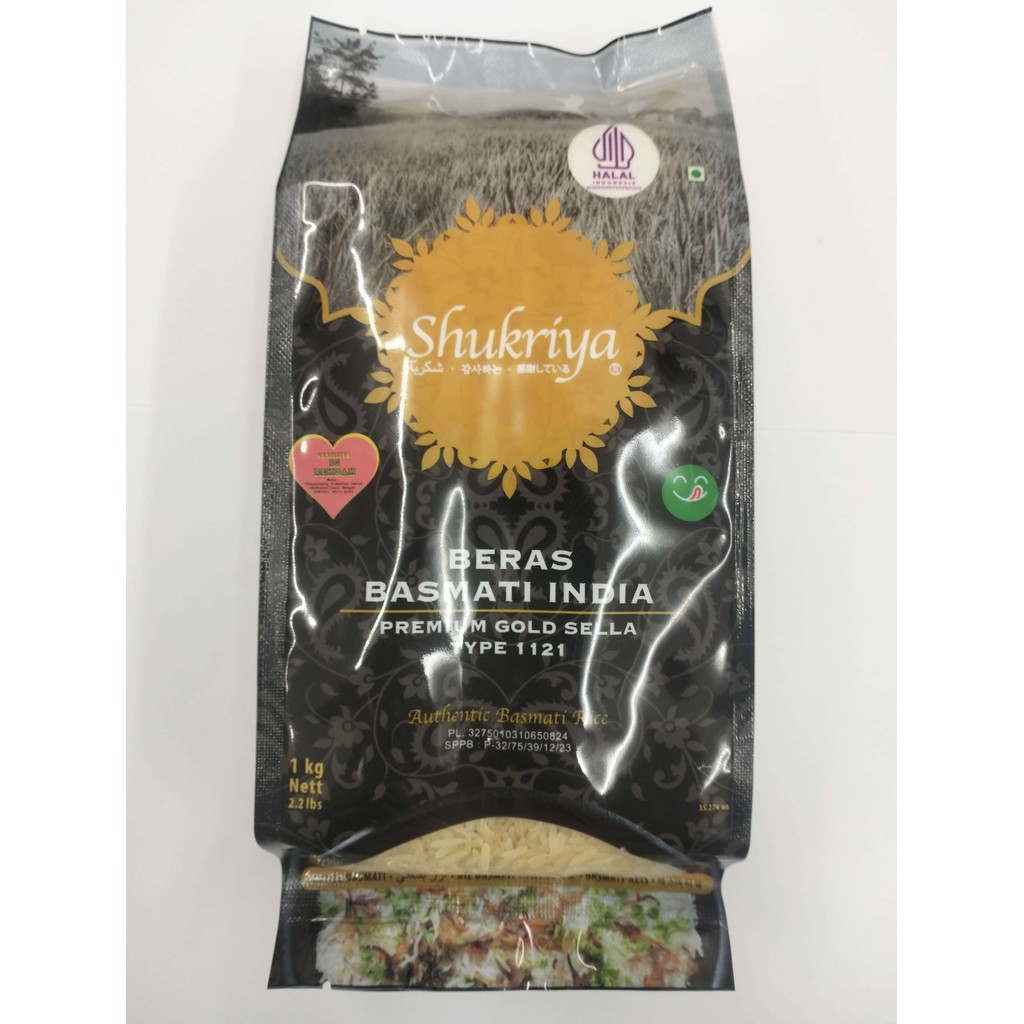 Jual SHUKRIYA BASMATI RICE 1 KG | Shopee Indonesia