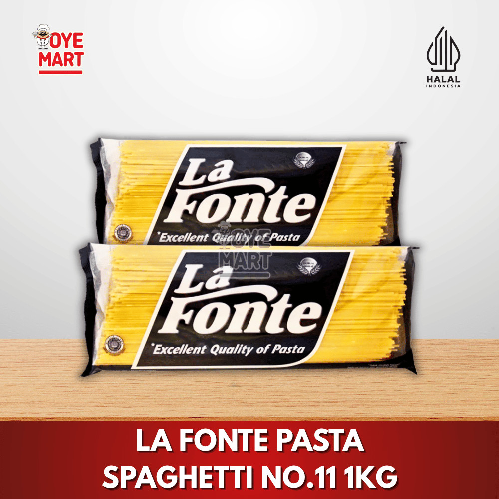 Jual LA FONTE PASTA SPAGHETTI -11 1KG / HARGA PROMO | Shopee Indonesia