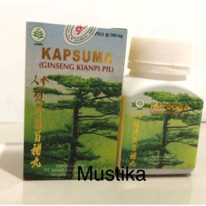 Jual Kapsuma Ginseng Kianpi Kian Pi BPOM 60 Kapsul | Shopee Indonesia