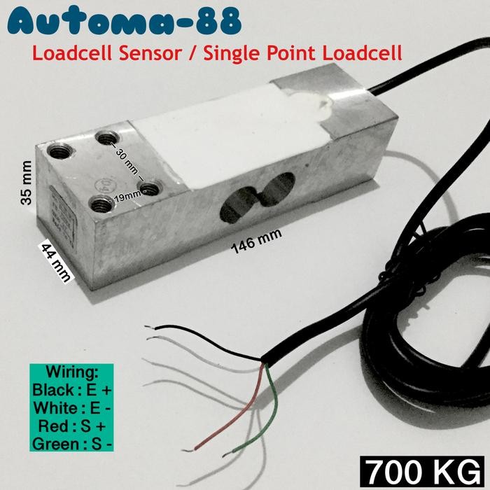 Jual LT68 - Loadcell 700kg dimensi 146 x 44 x 35 mm Load cell sensor ...