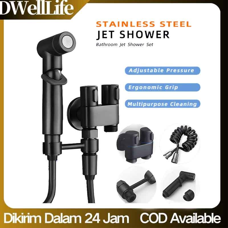 Jual SUS304 Tahan Karat 1 Set Jet Shower Closet Jet Shower Kamar Mandi ...
