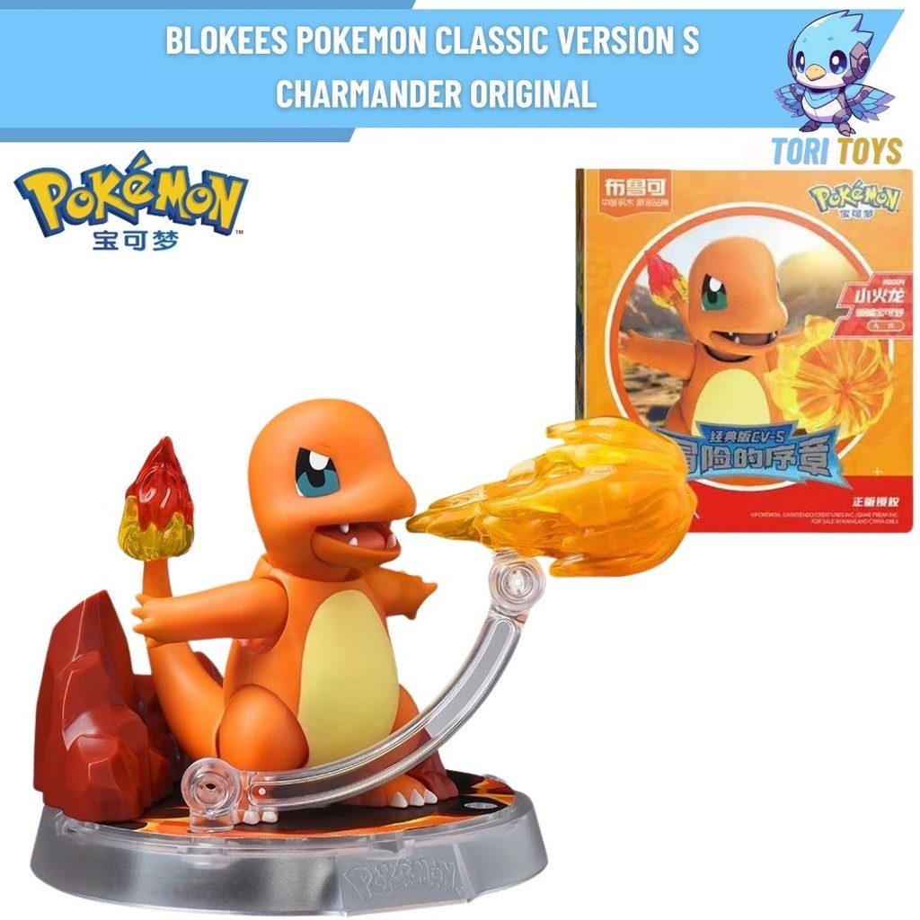 Jual Blokees Pokemon Classic Version S Charmander Original Model Kit ...