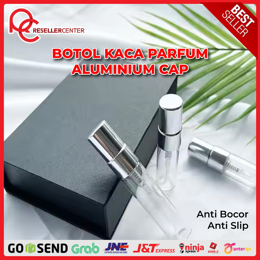 Jual Botol Parfum Kaca Spray 10ml - Tutup Aluminium | Shopee Indonesia