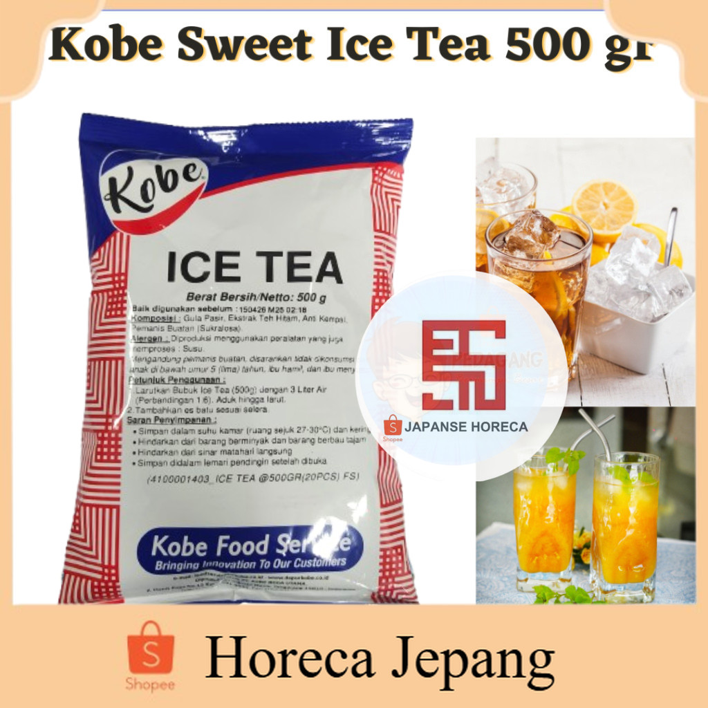 Jual Kobe Sweet Ice Tea 500 gr/ ice tea | Shopee Indonesia