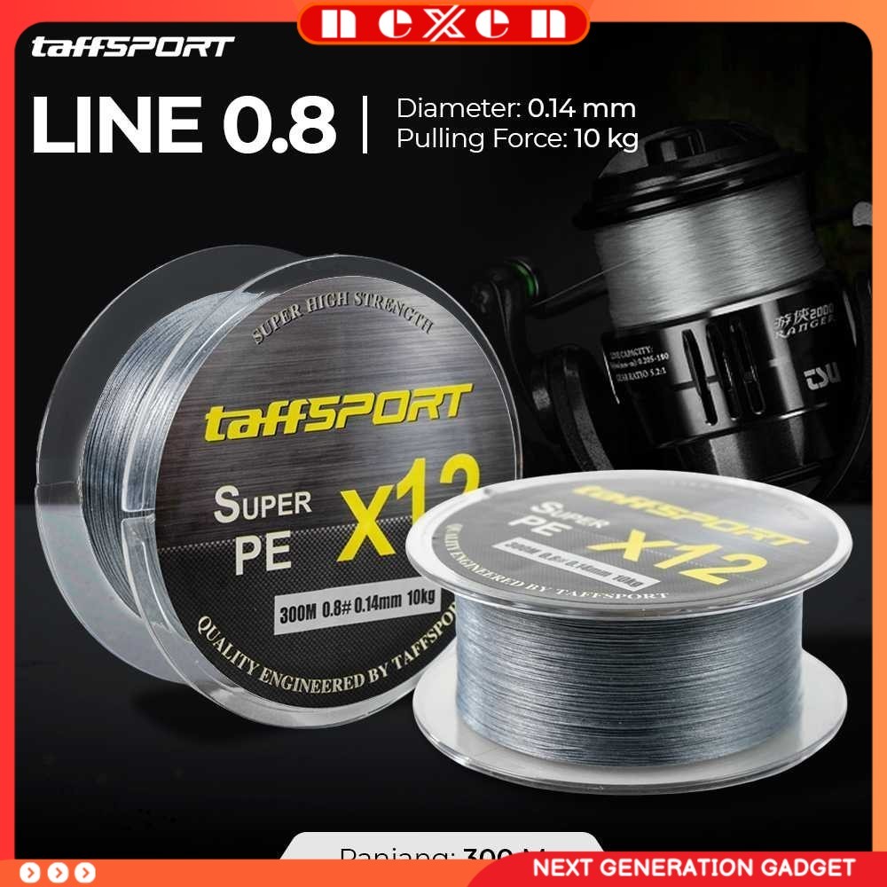 Jual Senar Tali Benang Pancing Fishing Line Super PE Braided 300M - X12 ...