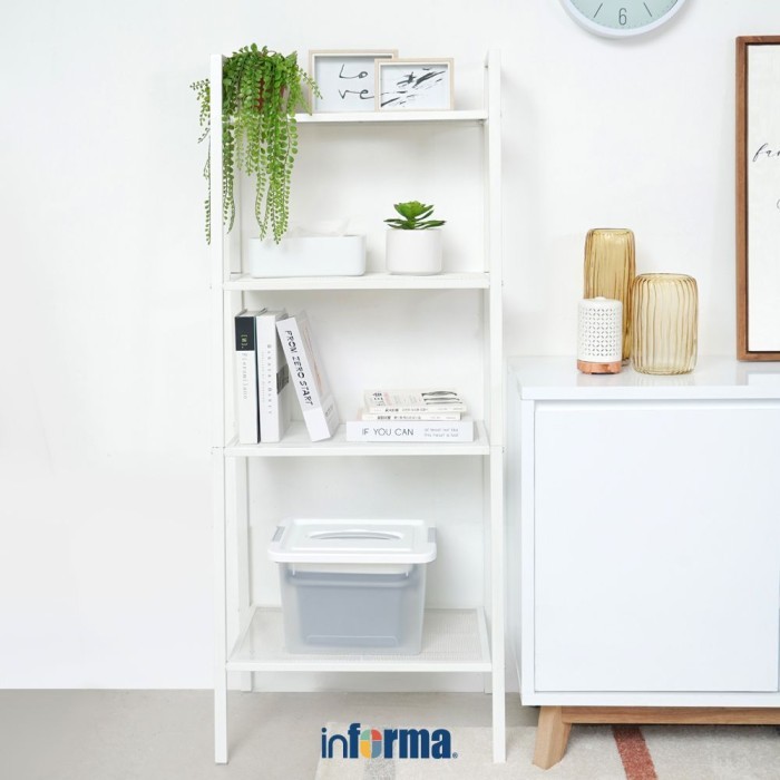 Jual Informa Libie Rak Besi 4 Tingkat - Putih Storage Rack Metal Tempat ...