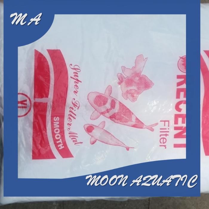 Jual busa filter aqurium kolam saringan filter panjang 1x1m tebal putih ...