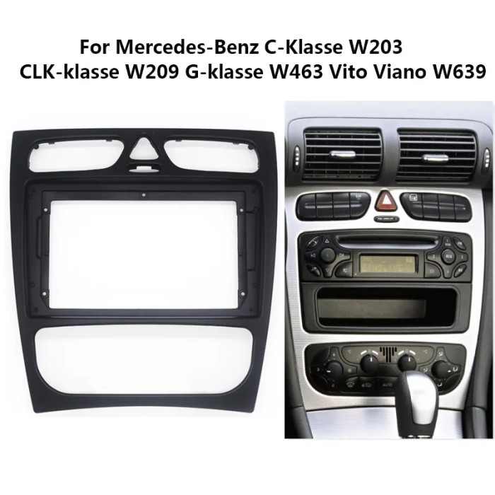 Jual Frame Mercedes Benz C Class W203 W209 W463 Headunit Android 9 inch ...