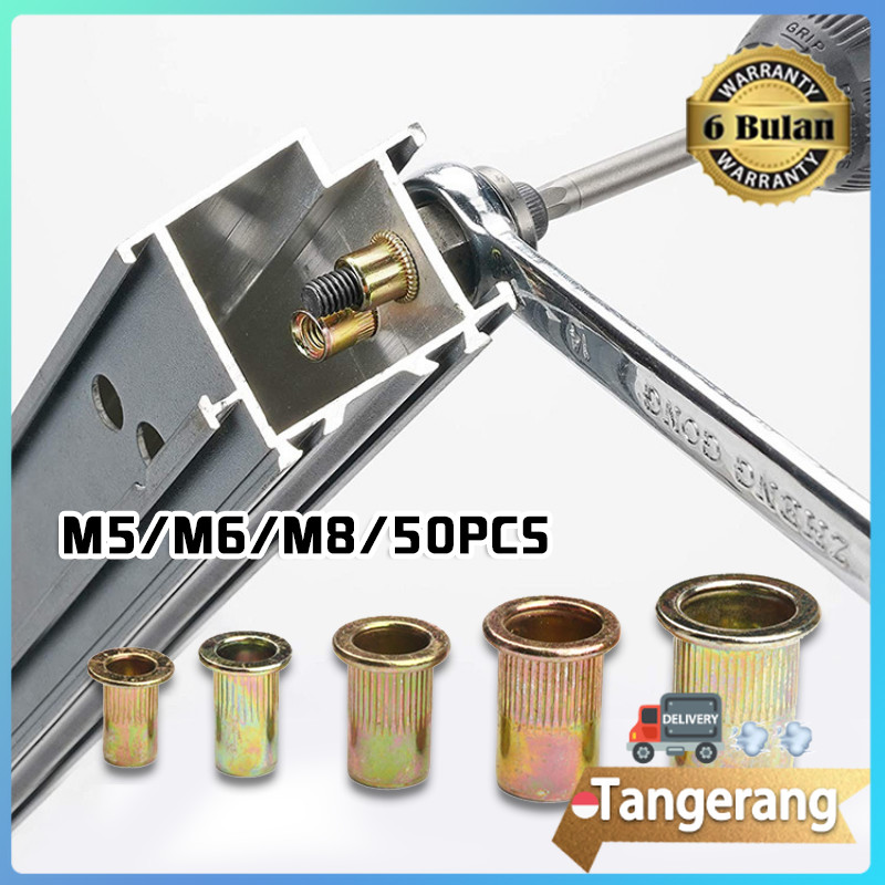 Jual 50pcs Rivet Nut M3/M4/M5/M8/M10 Rivnut | Shopee Indonesia