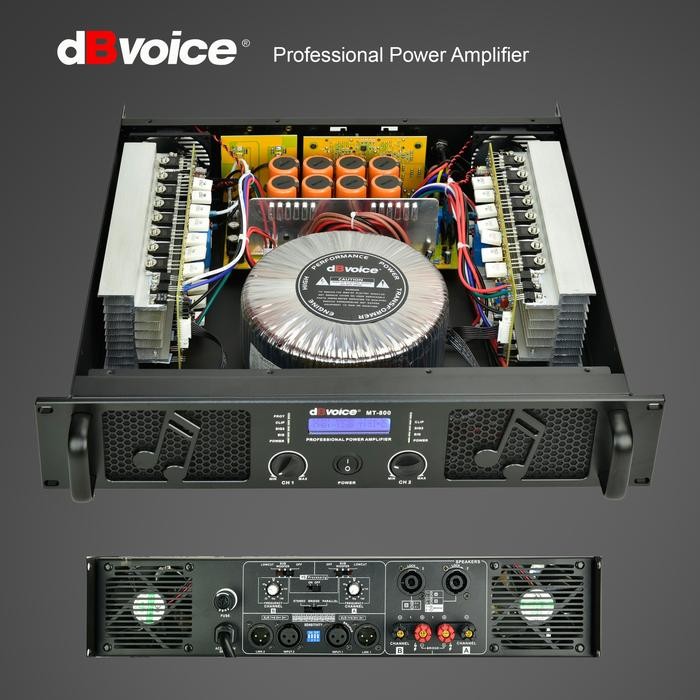 Jual Power db Voice MT 800 Original Amplifier dBVoice MT800 Class H ...