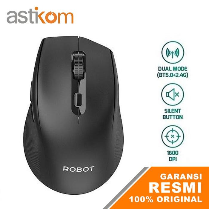 Jual Mouse Robot M530 Wireless Black | Shopee Indonesia