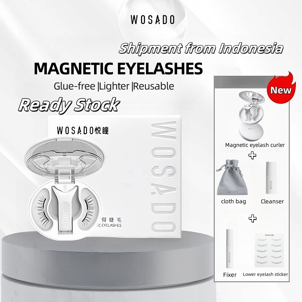 Jual READY!WOSADO Magnetic Eyelash 100% Original Wosado Bulu Mata，Bulu ...
