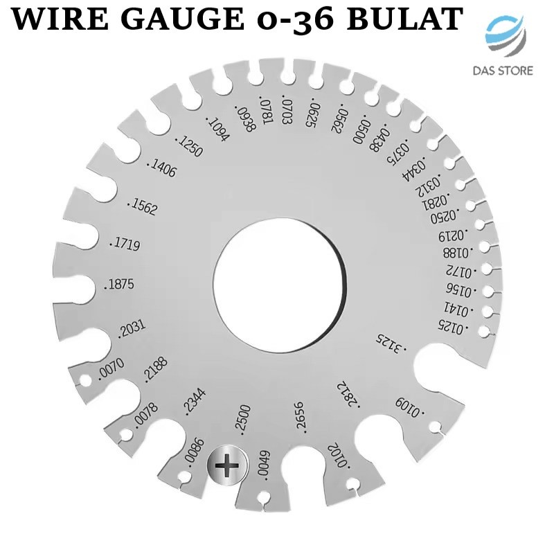 Jual Wire Gauge Stainless Steel 0-36 Bulat AWG SWG Kawat Pengukur ...
