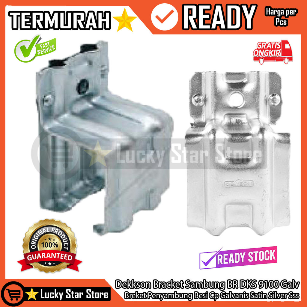 Jual DEKKSON BREKET SAMBUNG BR DKS 9100 GALV BRACKET SMPING RAIL REL ...